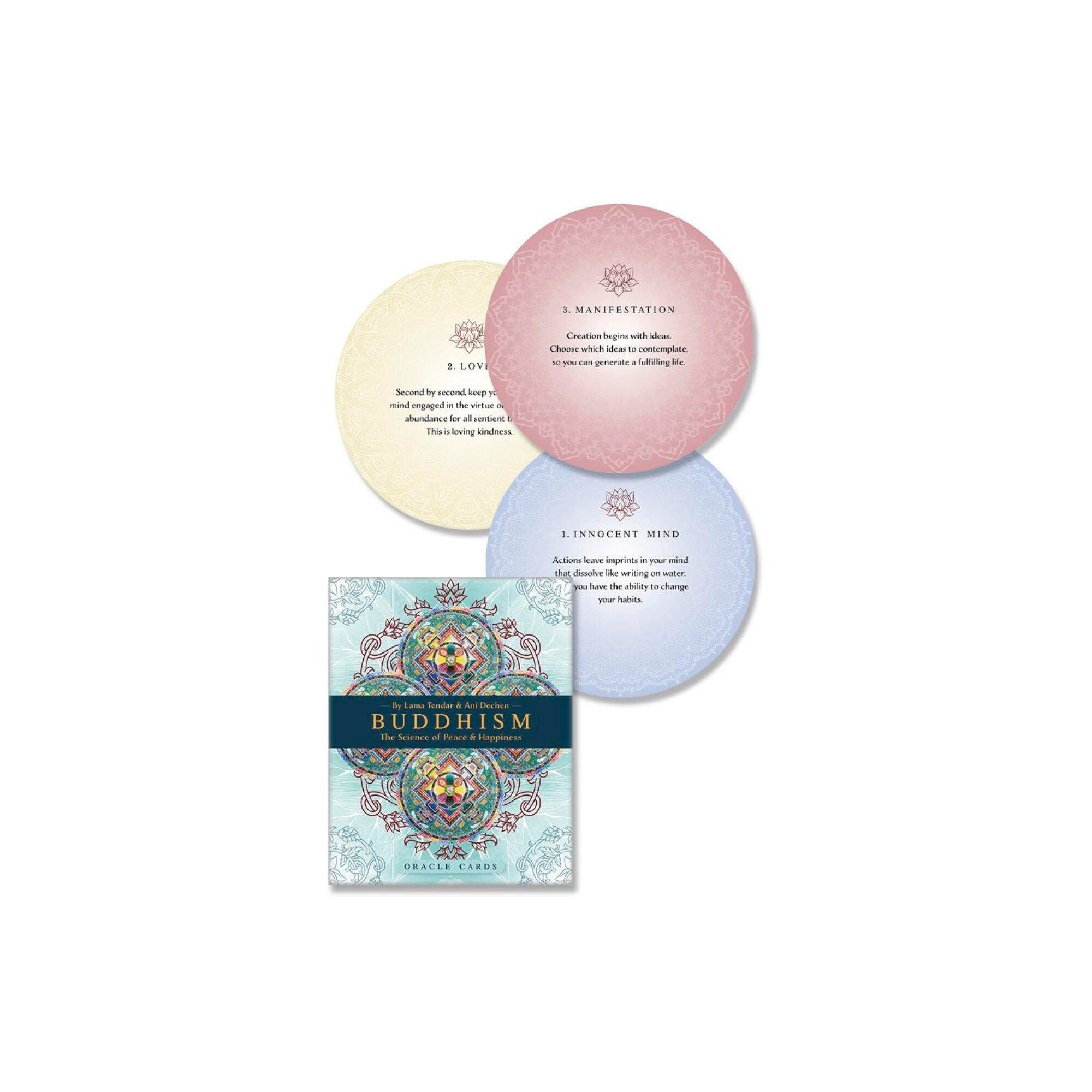Buddhism The Science of Peace & Happiness Oracle cards by Lama Tender,